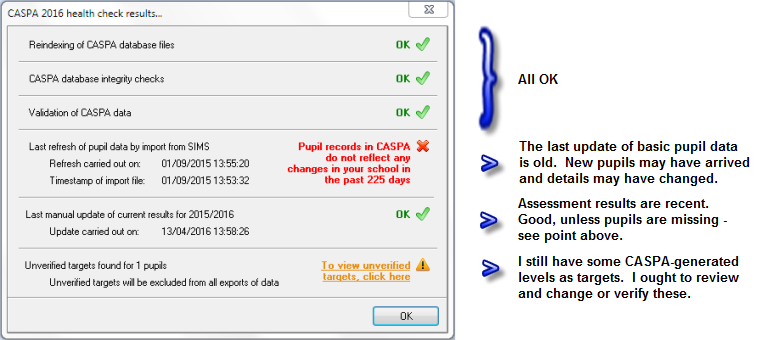 CASPA health check - Caspa